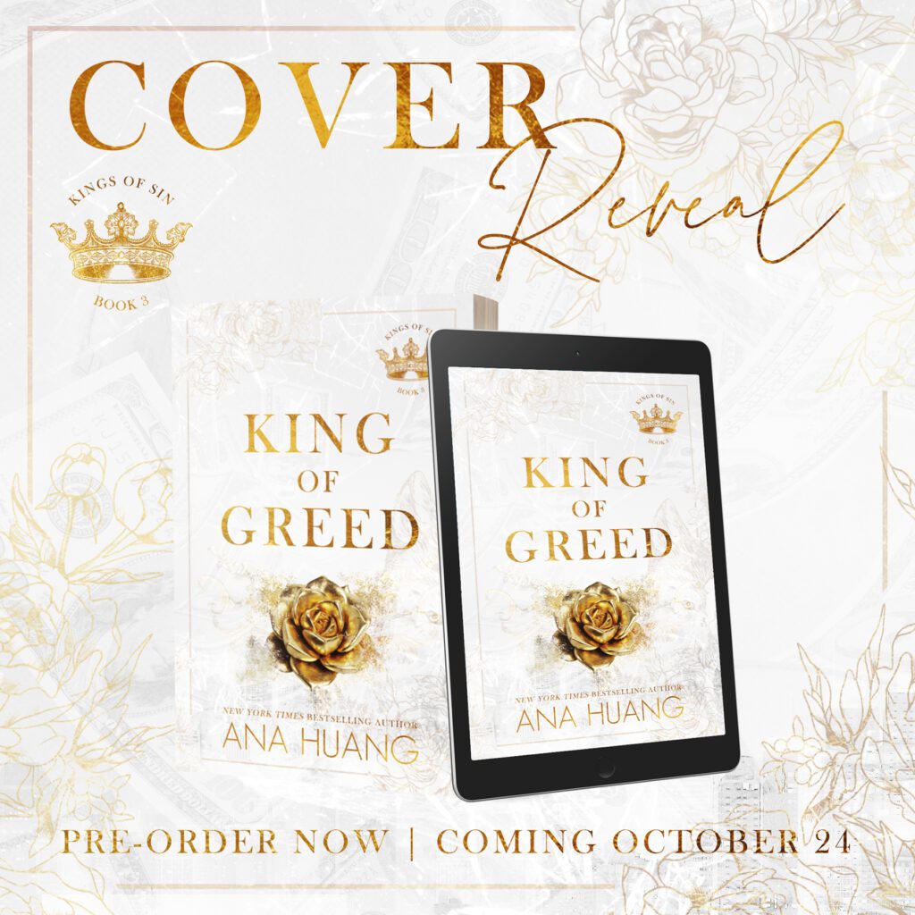 Cover Reveal: King of Greed - by Ana Huang on Hooked By That Book